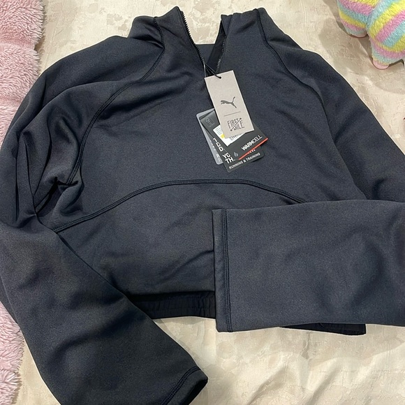 Sweaters | Puma Cropped Quarter Zip | Poshmark